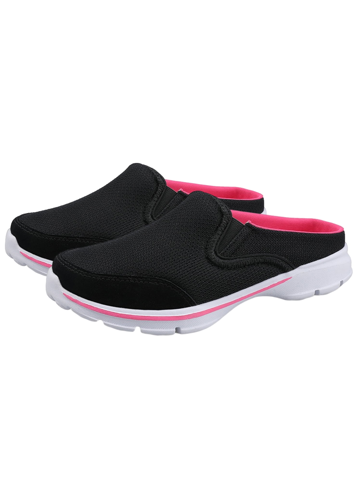 Ferndule Women Slip On Mules Shoes Comfortable Walking Sneakers Closed ...