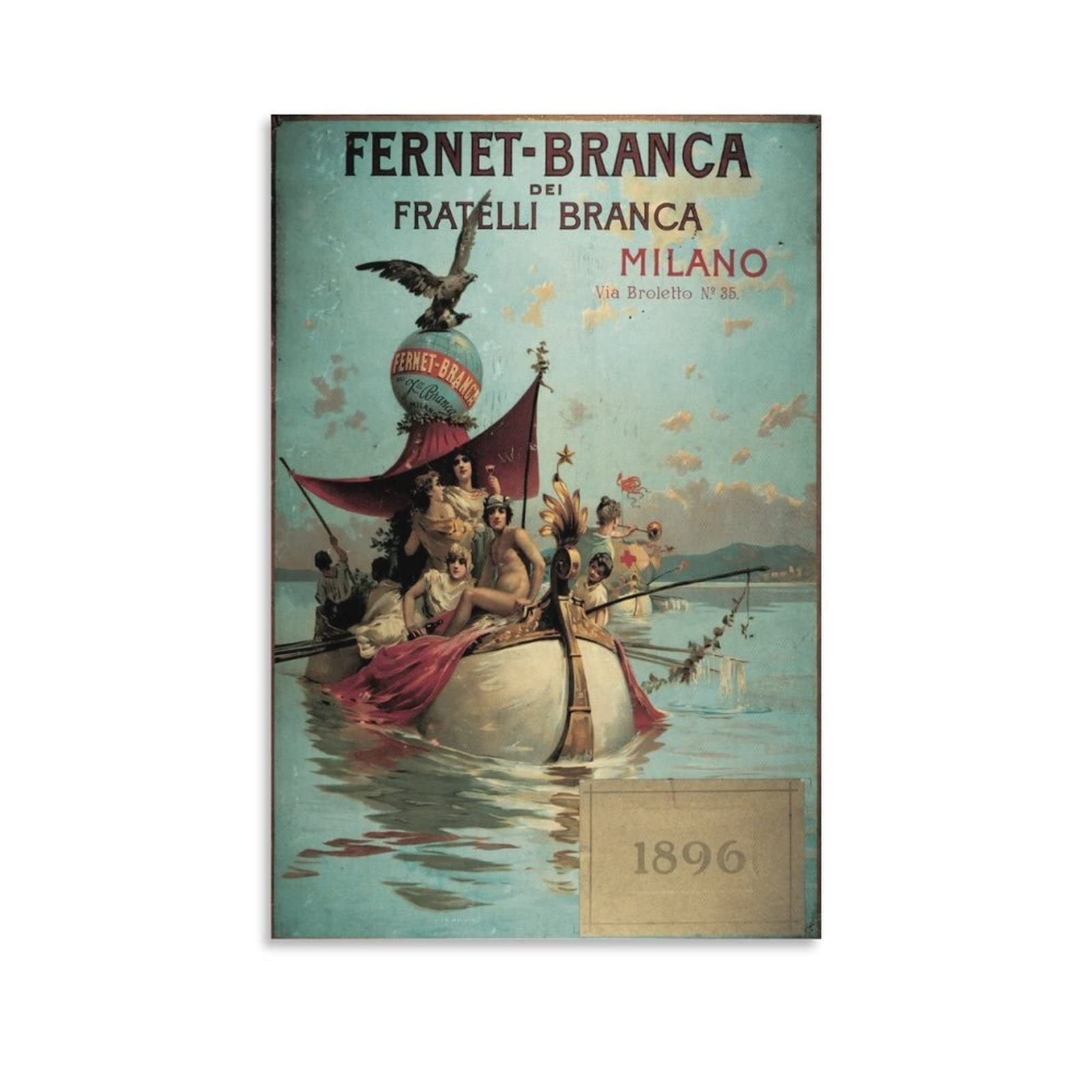 Fernet Branca Vintage Food And Drink Posters - 1896 - Gift Idea - Wall ...