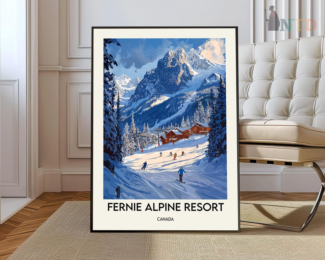 Fernie Alpine Resort Poster, Fernie Alpine Resort Print, Fernie Alpine ...