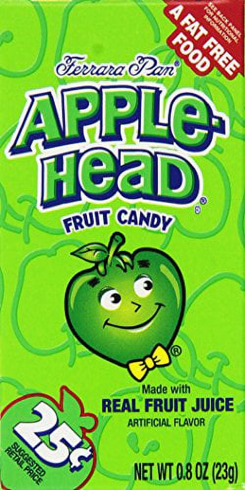 Ferrara Candy Applehead Fruit Candy, 24 ea - Walmart.com