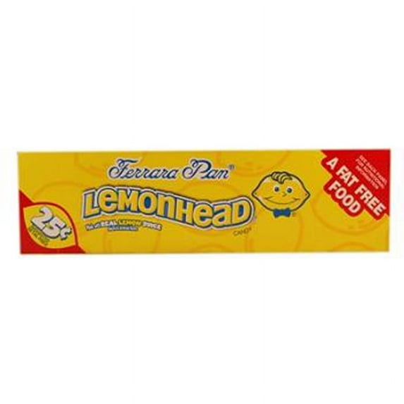 Ferrara Pan, Lemonhead Lemon Pp 25C, Count 24 (0.8 oz) - Sugar Candy ...