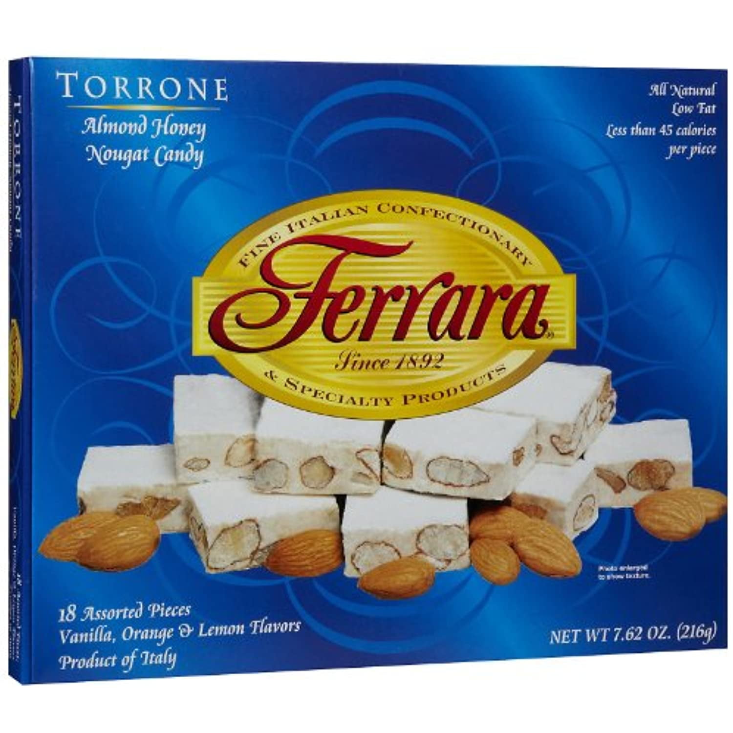 Ferrara Traditional Italian Torrone 7.62 Oz (180G) 18 Pieces - Walmart.com