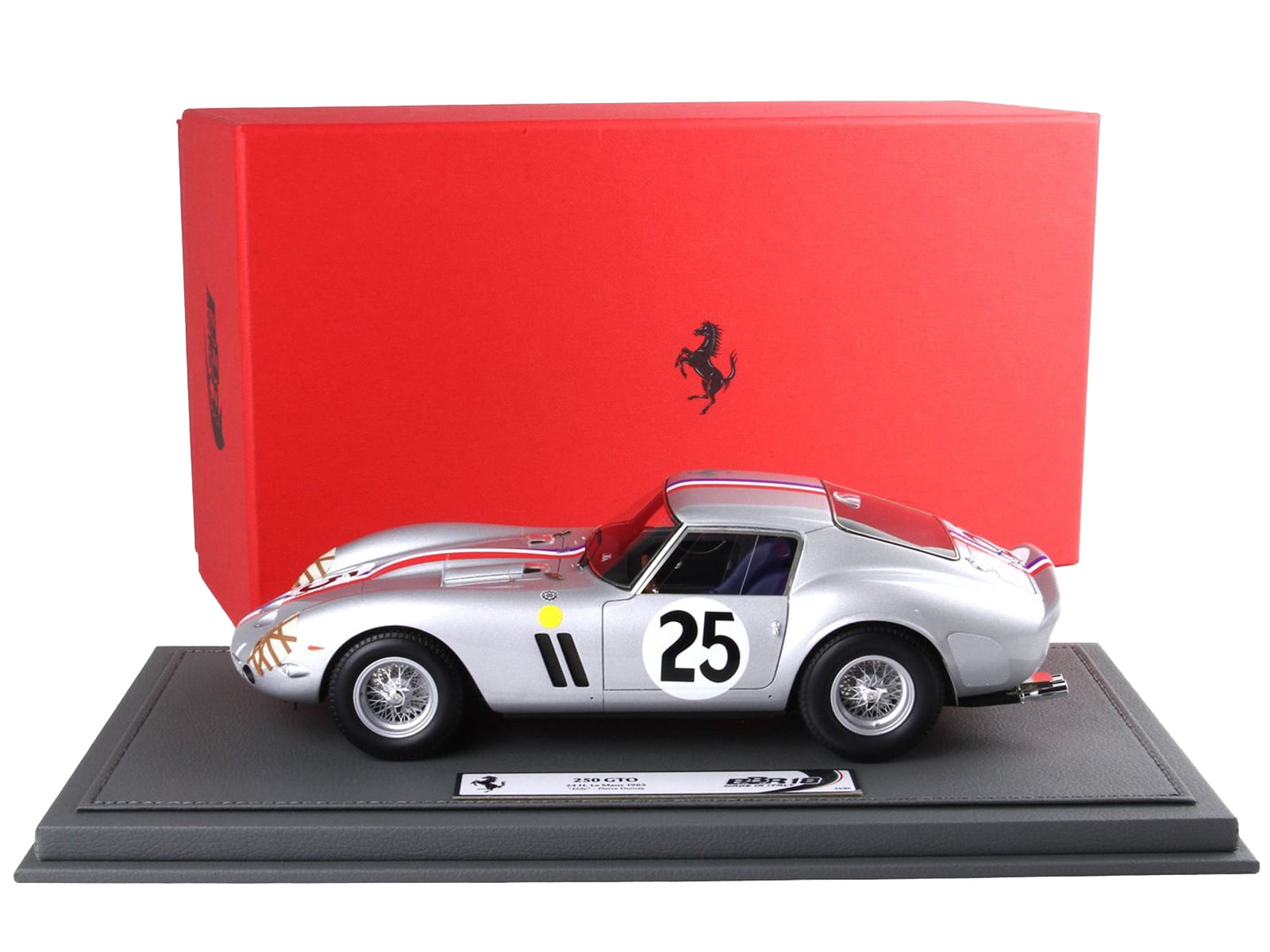Ferrari 250 GTO #25 Elde - Pierre Dumay "24 Hours of Le Mans" (1963) with DISPLAY CASE Ltd Ed to ...