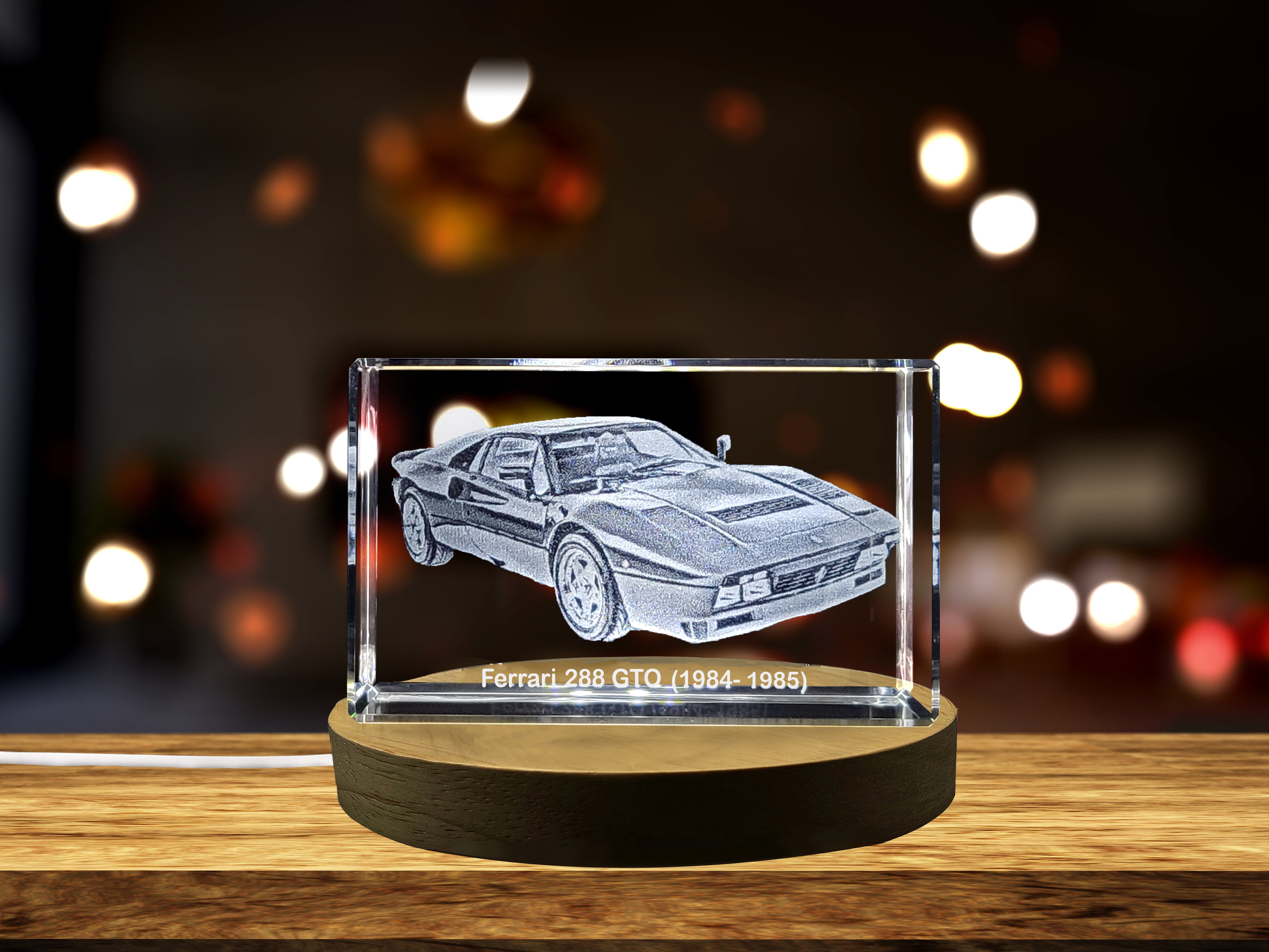Ferrari 288 GTO Iconic Supercar Collectible Crystal Sculpture | Rare ...