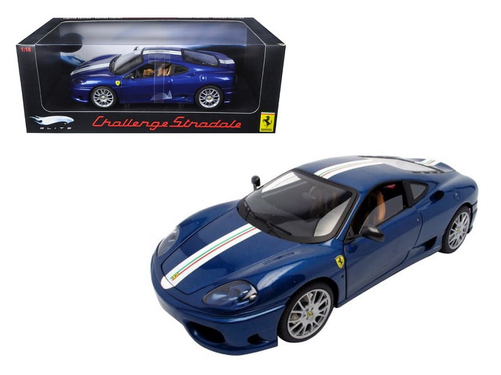 Ferrari 360 Modena Challenge Stradale Blue Elite Edition 1/18 Diecast ...