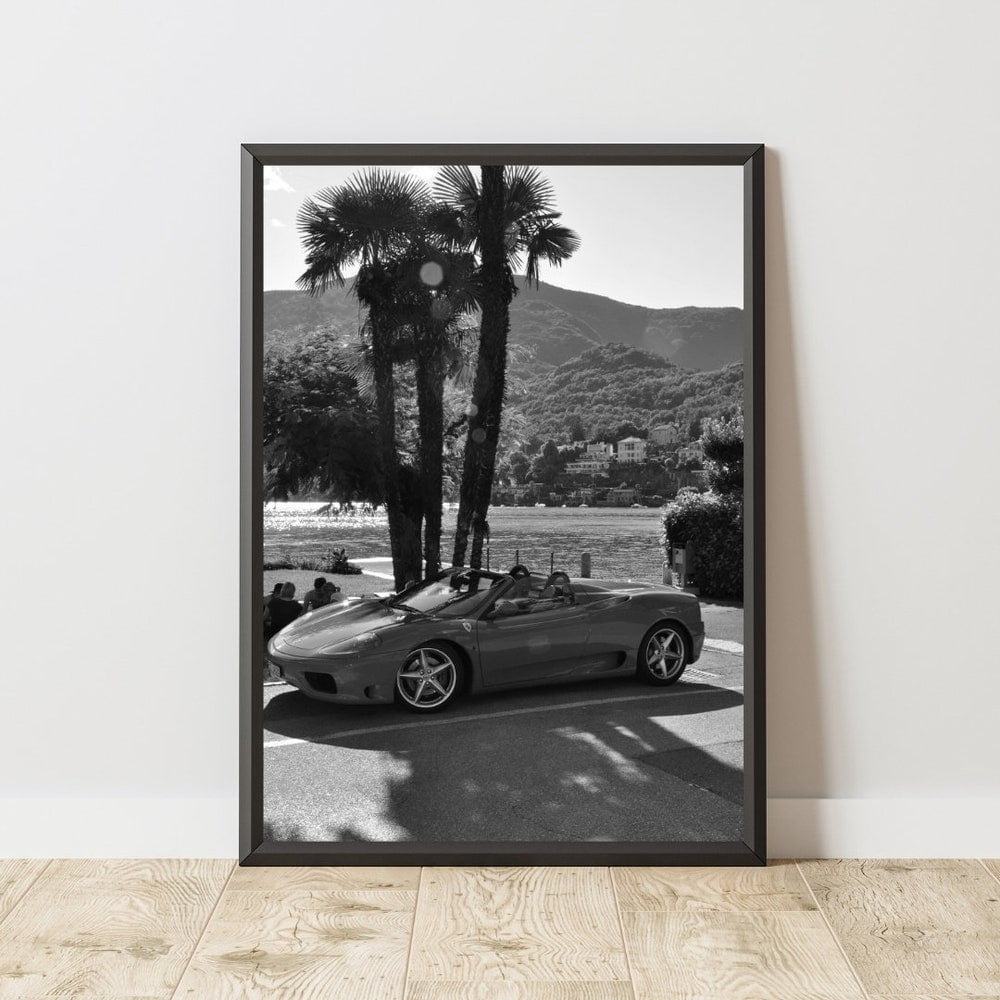 Ferrari 360 Modena Poster, Vintage Ferrari Print, Vintage Ferrari Wall ...