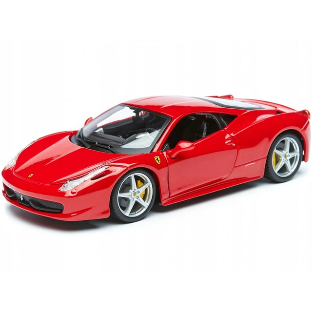 Ferrari 458 Italia Red 1/24 Diecast Model Car by Bburago - Walmart.com