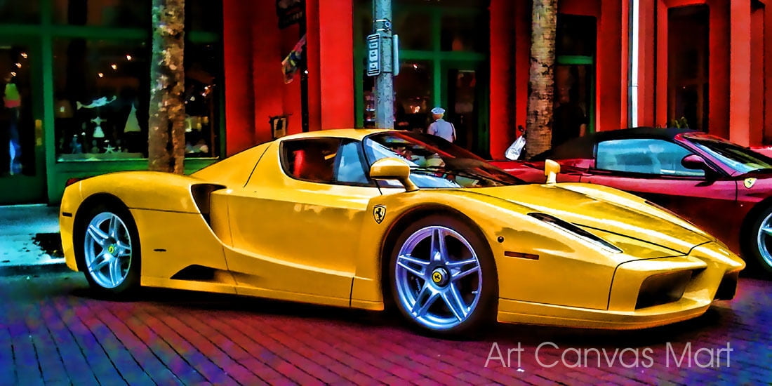 Ferrari Enzo II- CANVAS OR PRINT WALL ART - Walmart.com