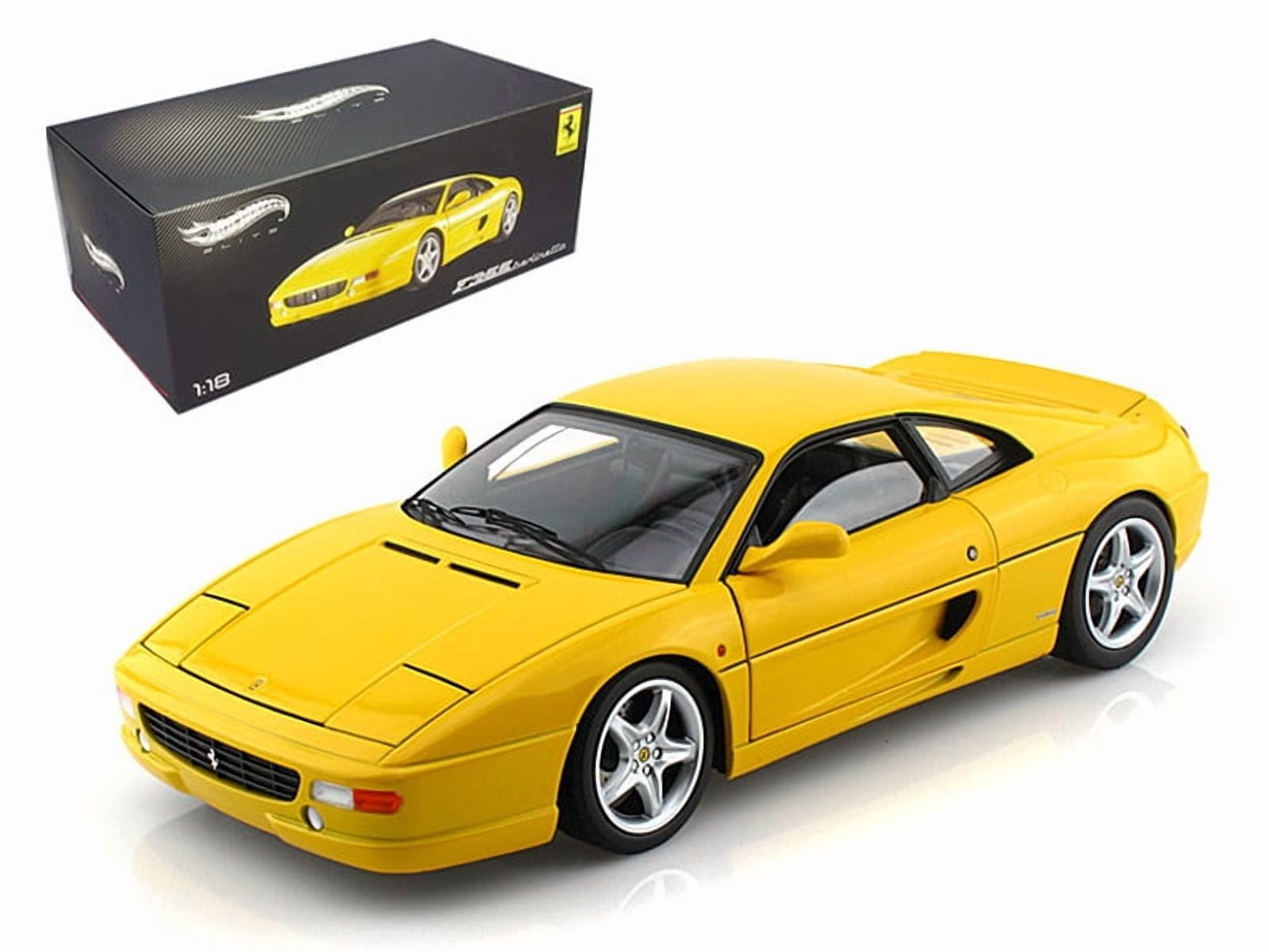 Ferrari F355 Berlinetta Yellow Elite Edition 1/18 Diecast Car Model by ...