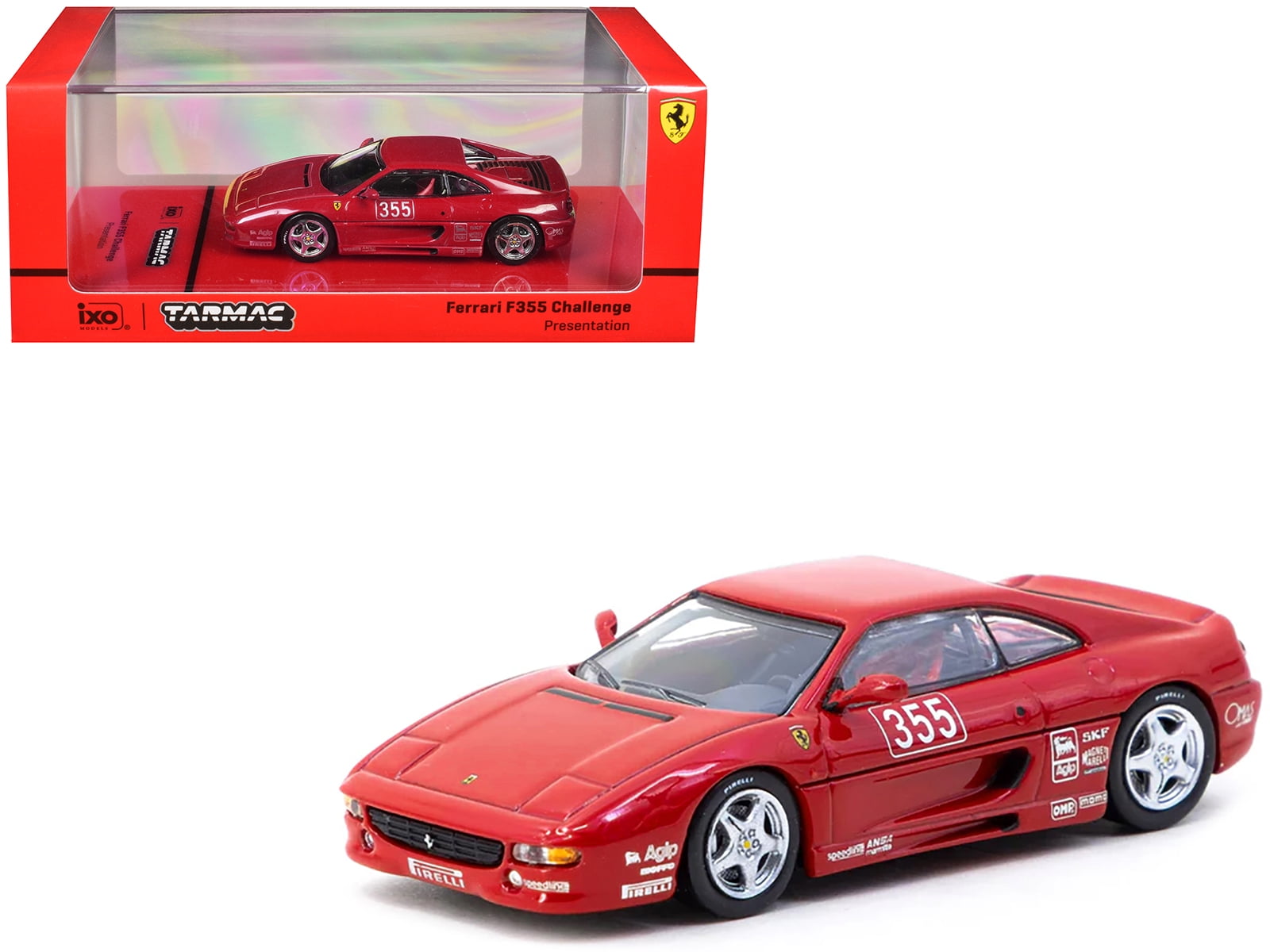 Ferrari F355 Challenge #355 "Presentation" Red "Hobby64" Series 1/64 ...