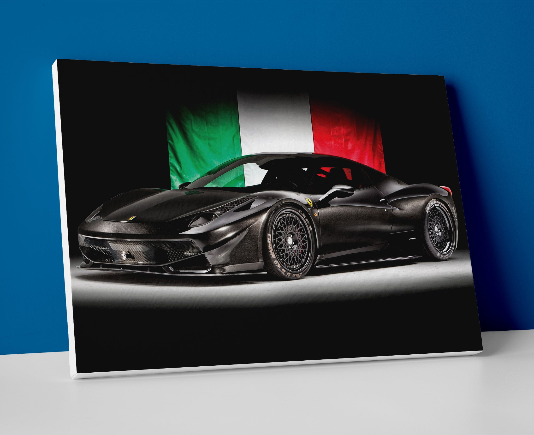 Ferrari Italia Poster or Wrapped Canvas - Walmart.com