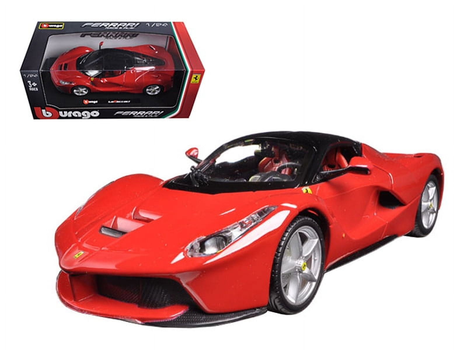 Ferrari LaFerrari F70 Red with Black Top 1/24 Diecast Model Car by ...