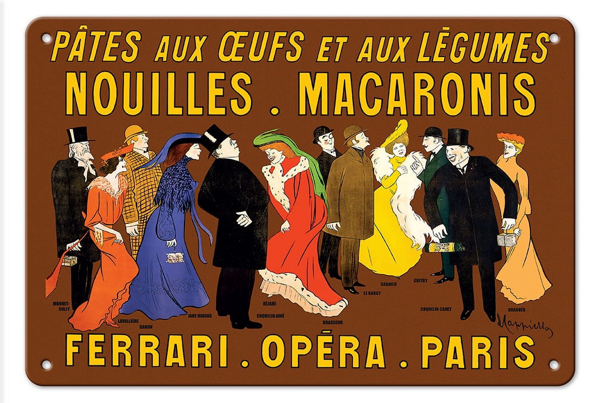 Ferrari Opera Paris - Noodles Macaroni (Nouilles Macaronis) - Vintage ...
