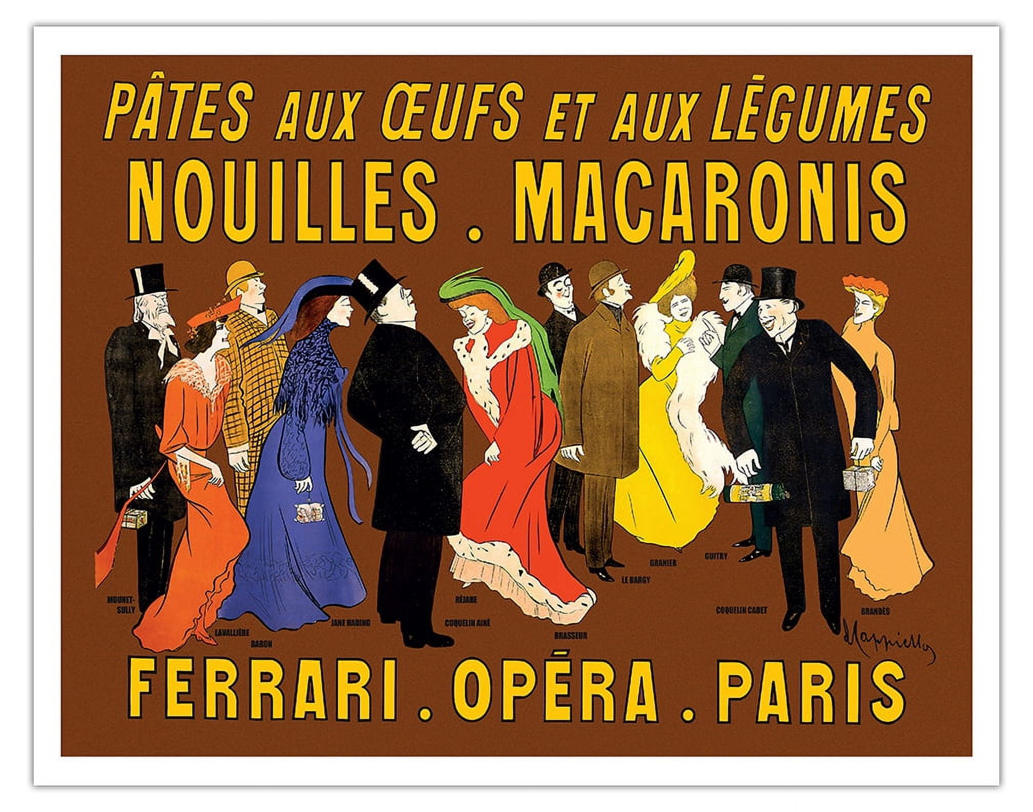 Ferrari Opera Paris - Noodles Macaroni (Nouilles Macaronis) - Vintage ...