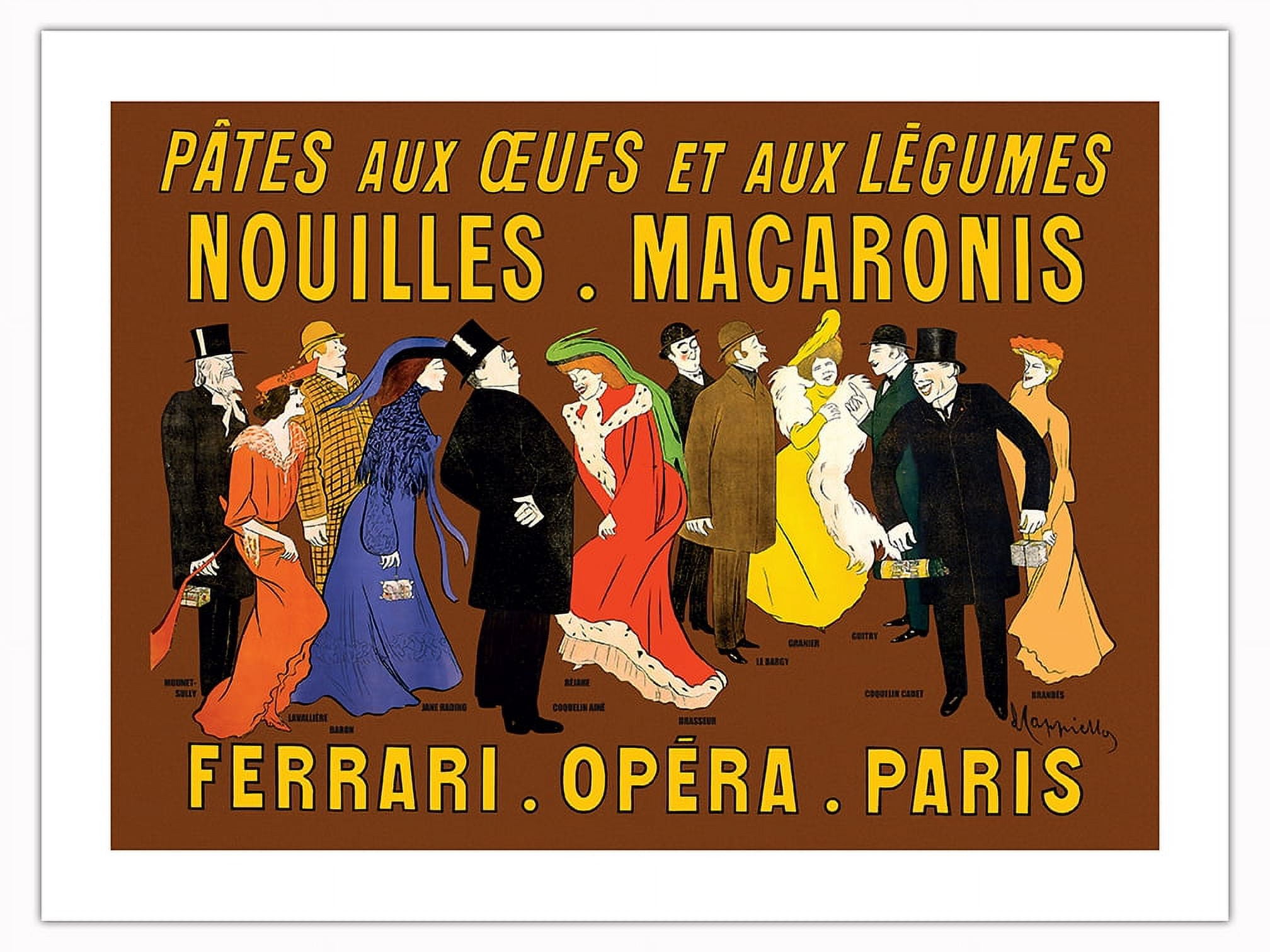 Ferrari Opera Paris - Noodles Macaroni (Nouilles Macaronis) - Vintage ...