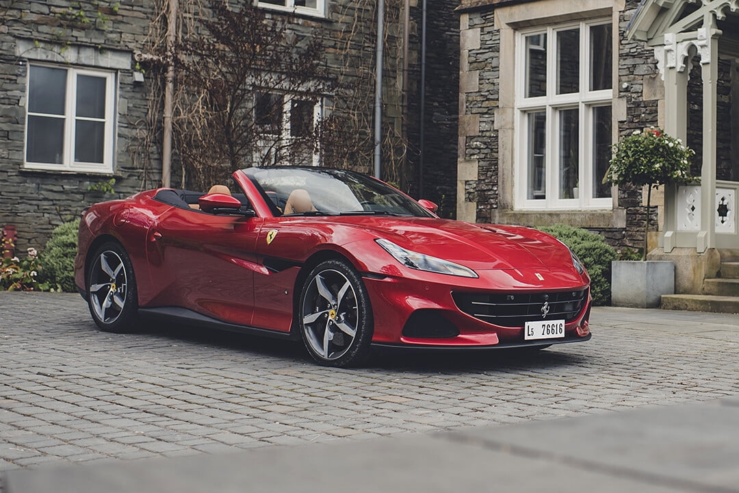 Ferrari Portofino M Car Red Cabrio Art Home Decor - 24x36 Inch ...