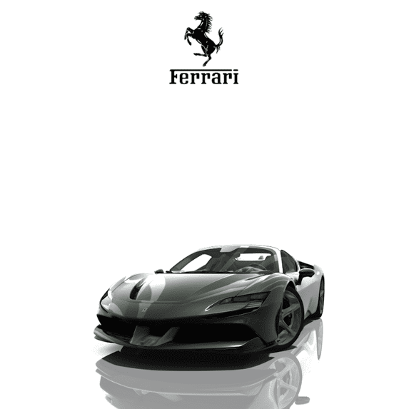 Ferrari SF90 Stradale Poster 24x36 - Hybrid Supercar Italian ...