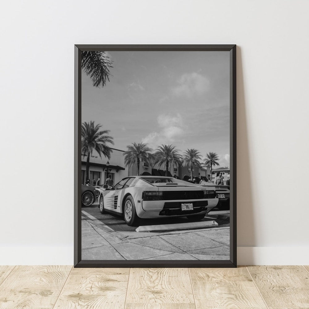 Ferrari Testarossa Poster, Vintage Ferrari Poster, Vintage Ferrari ...