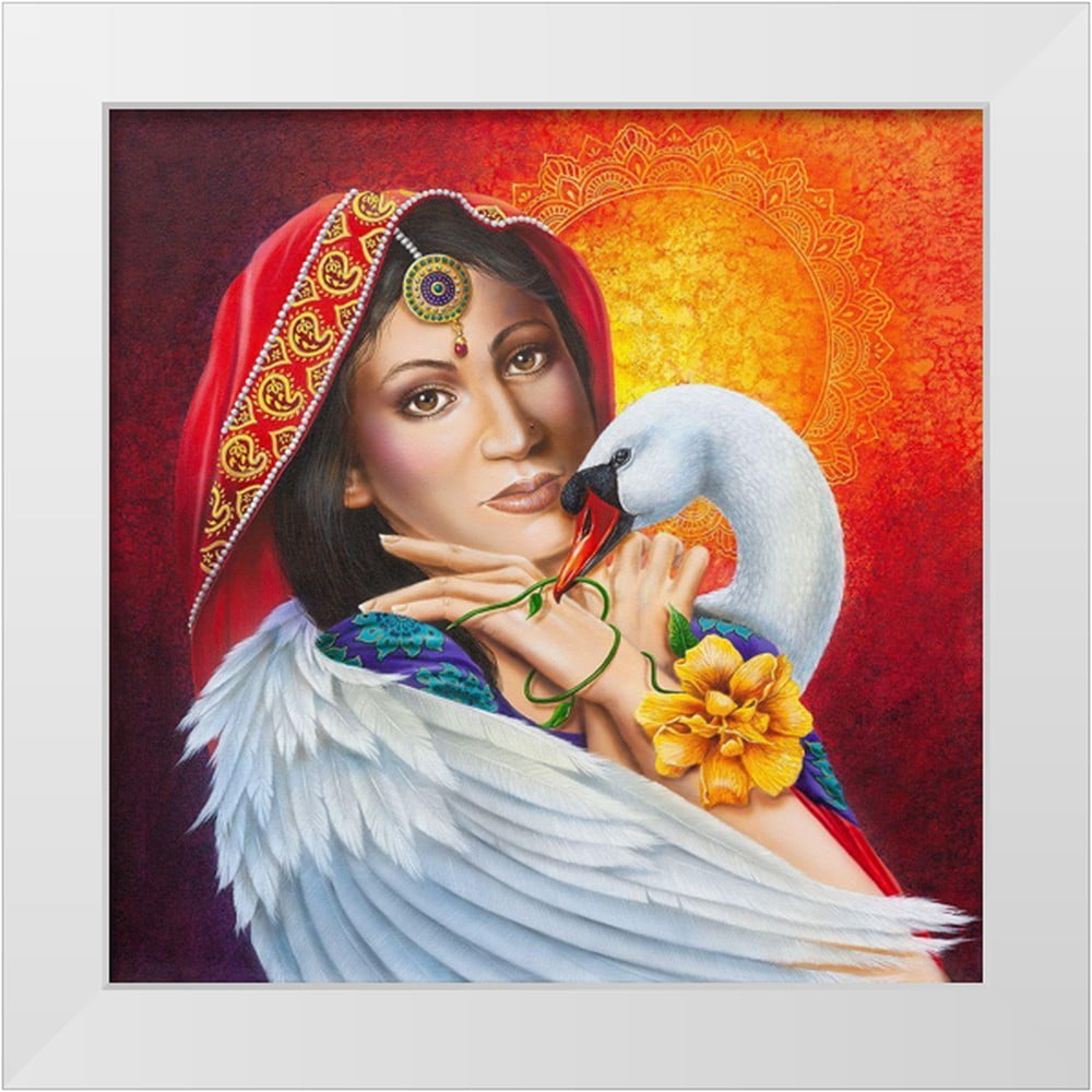 Ferraro 26x26 White Modern Wood Framed Museum Art Print Titled - The ...
