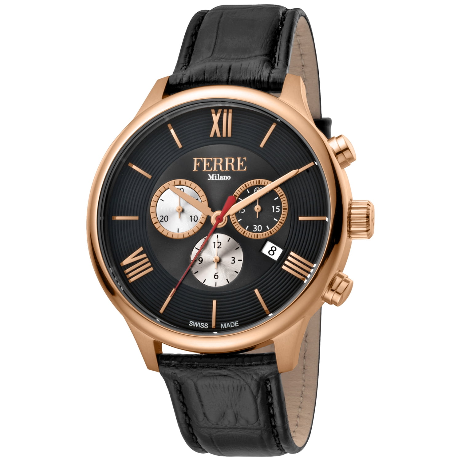 Ferre Milano Men's Classic Black Dial Watch - FM1G144L0031 - Walmart.com
