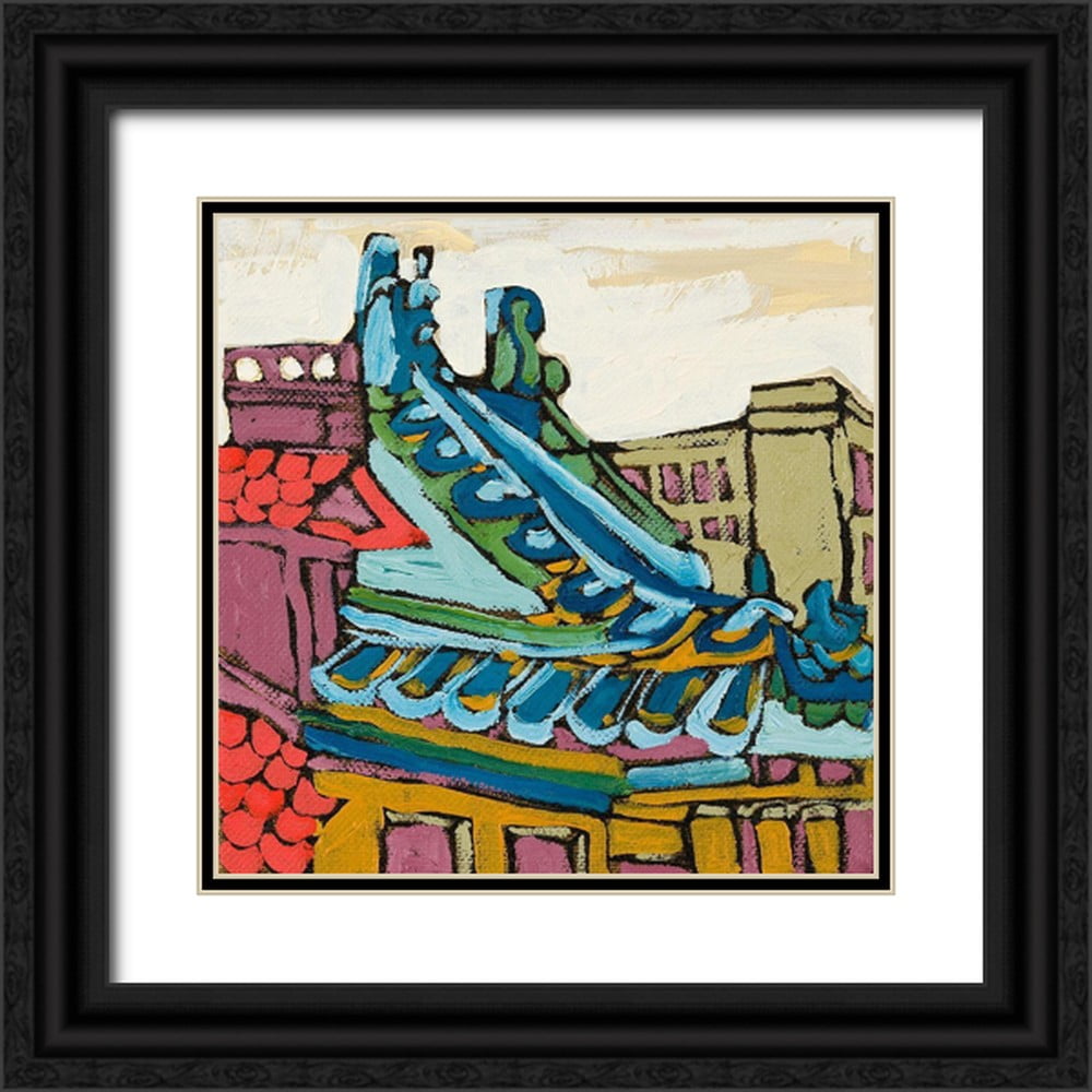 Ferrell, Erin McGee 15x15 Black Ornate Wood Framed with Double Matting ...