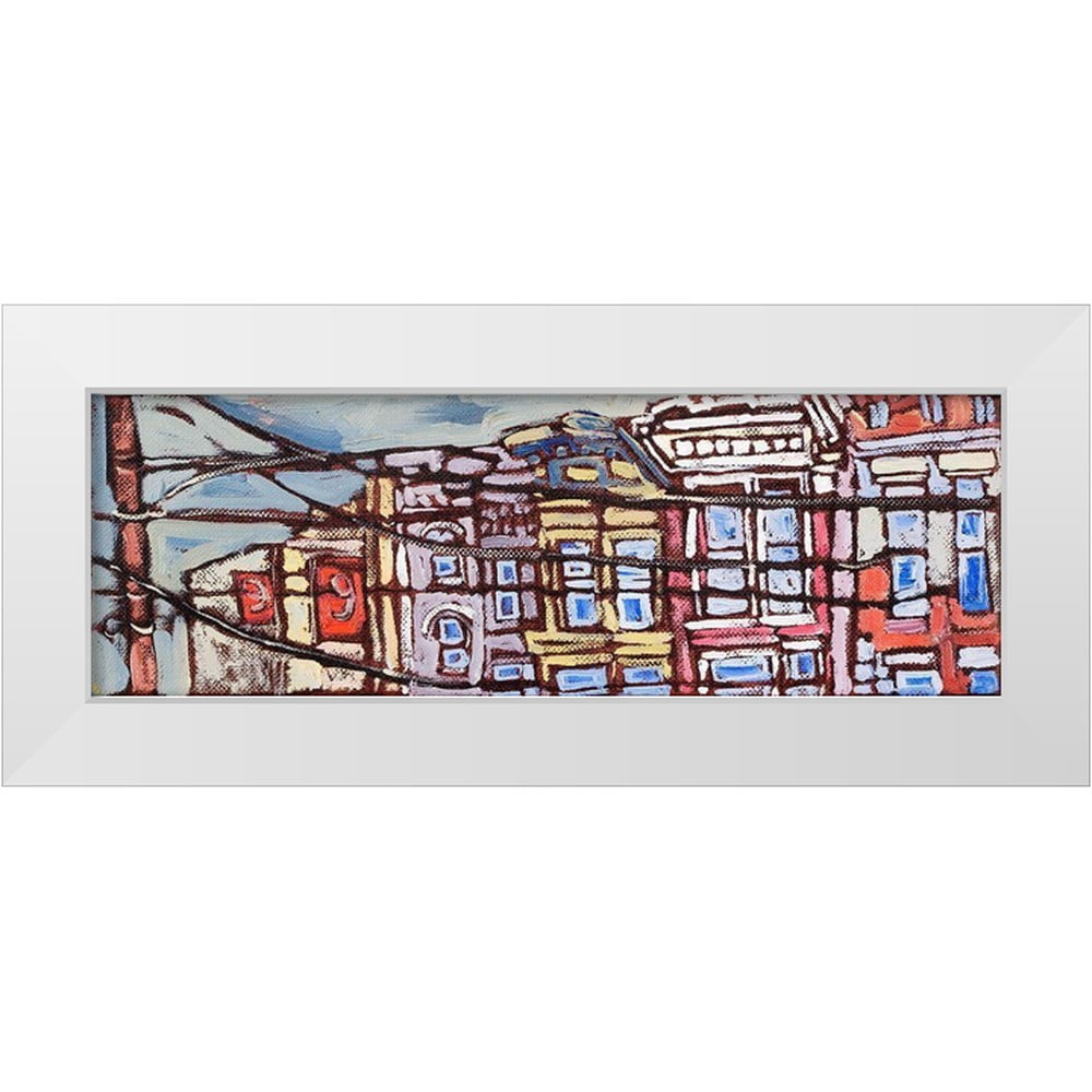 Ferrell, Erin McGee 18x9 White Modern Wood Framed Museum Art Print ...