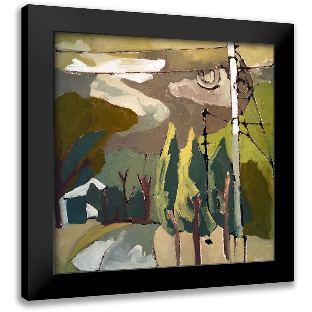 Ferrell, Erin McGee 20x20 Black Modern Framed Museum Art Print Titled ...