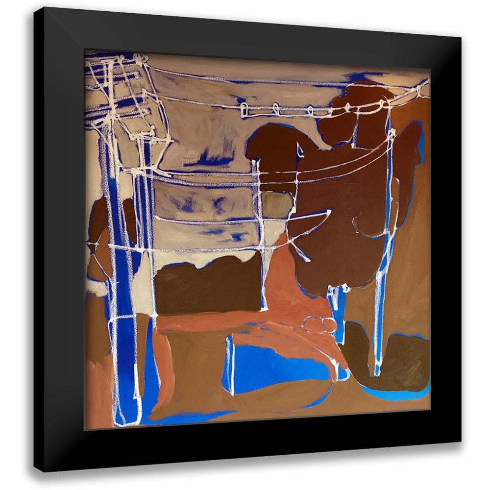 Ferrell, Erin McGee 20x20 Black Modern Framed Museum Art Print Titled ...