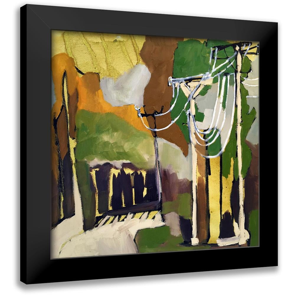 Ferrell, Erin McGee 20x20 Black Modern Framed Museum Art Print Titled ...