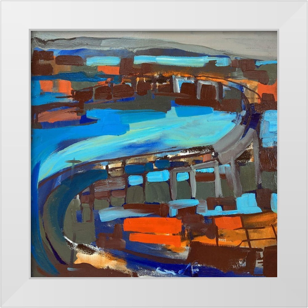 Ferrell, Erin McGee 20x20 White Modern Wood Framed Museum Art Print ...