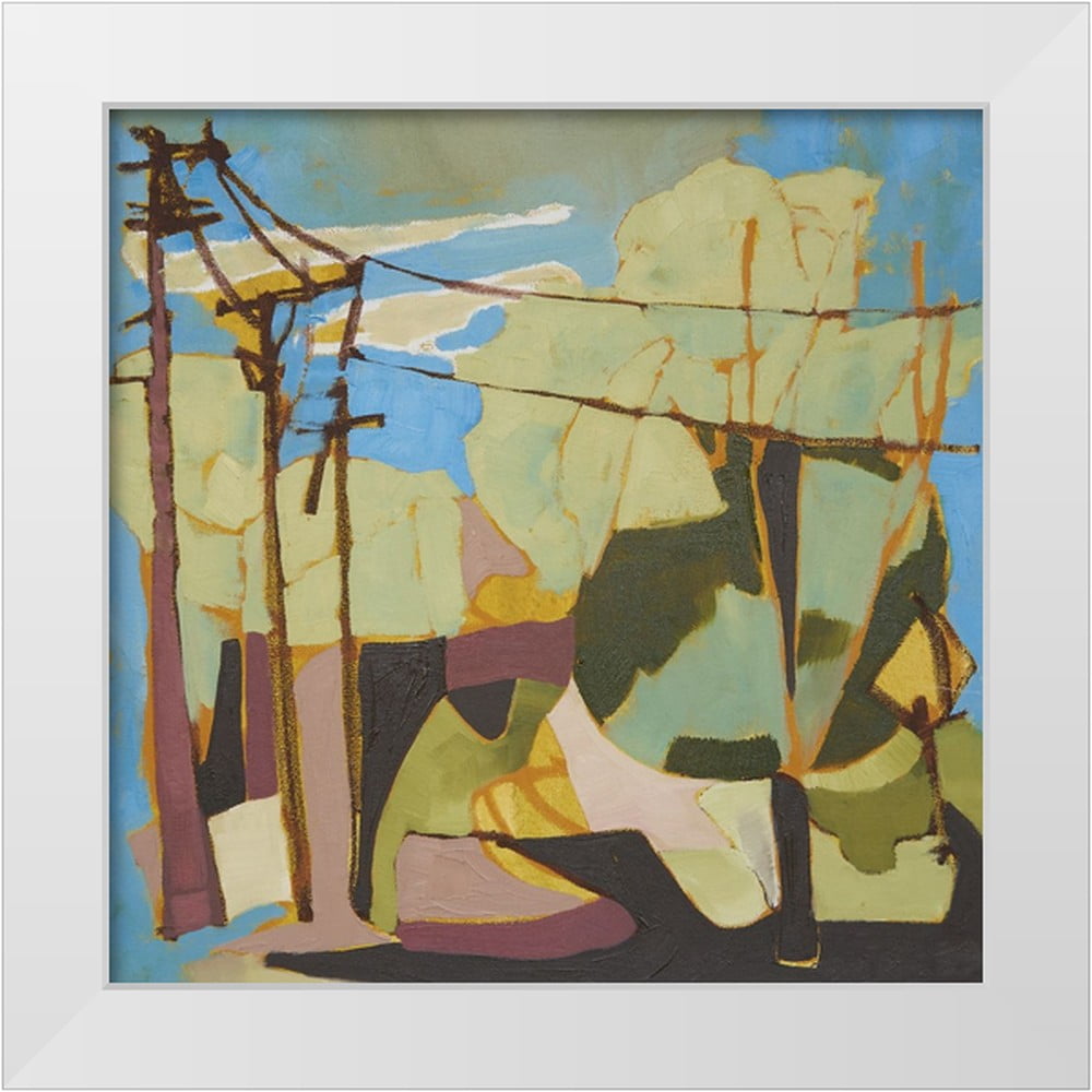 Ferrell, Erin McGee 20x20 White Modern Wood Framed Museum Art Print ...