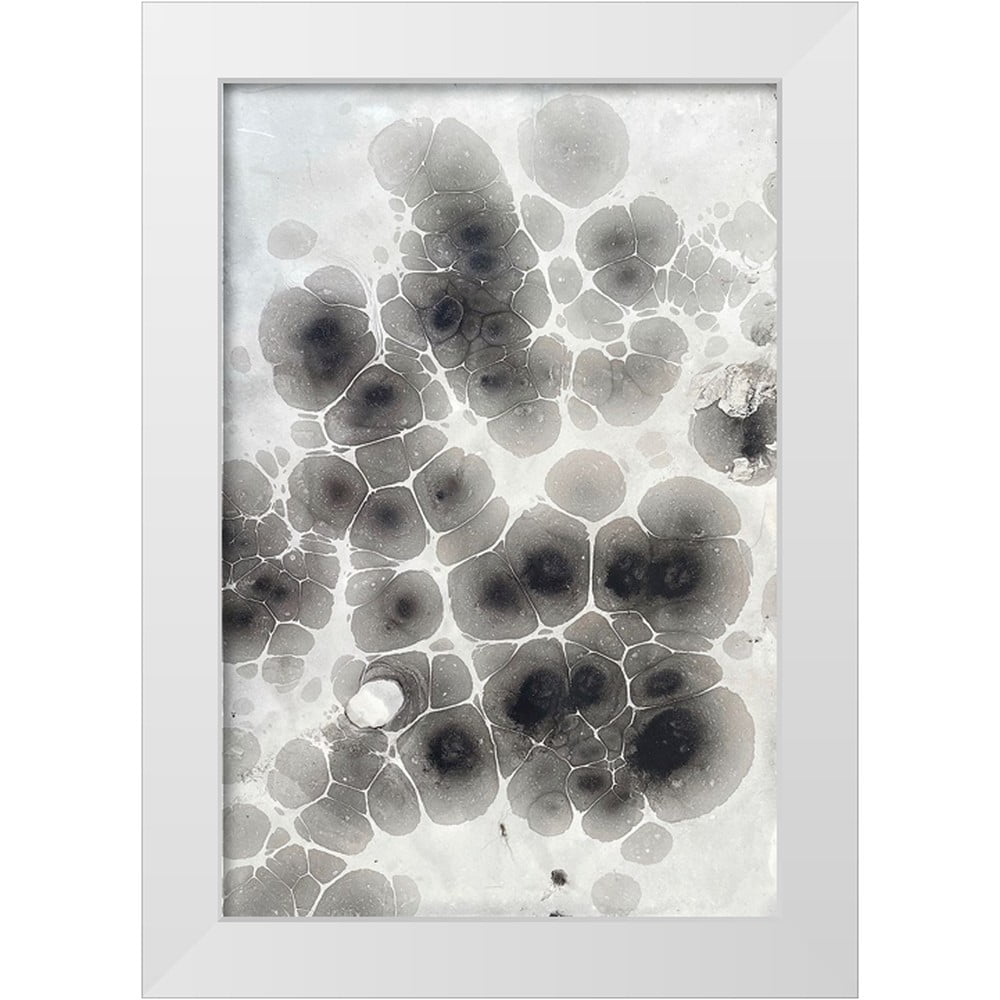 Ferrell, Erin McGee 23x32 White Modern Wood Framed Museum Art Print Titled - Marbling VIII ...