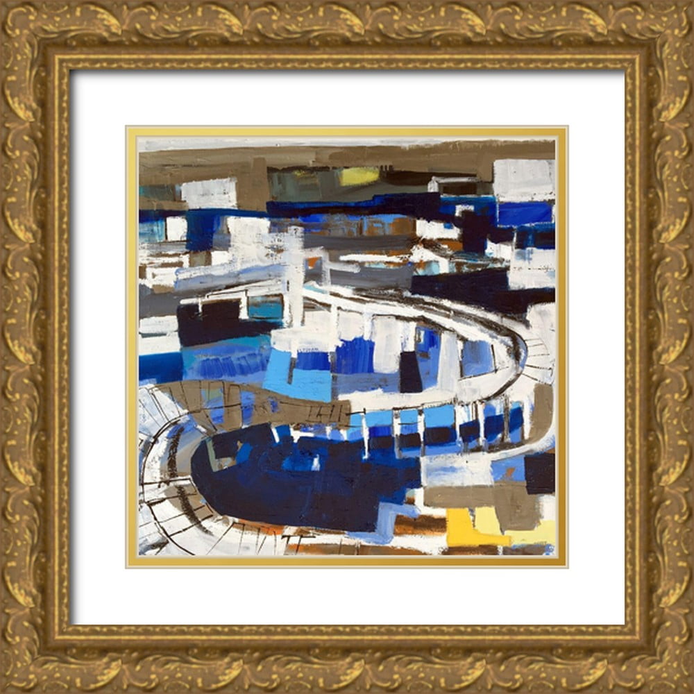 Ferrell, Erin McGee 26x26 Gold Ornate Wood Framed with Double Matting ...