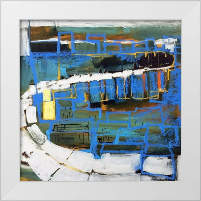 Ferrell, Erin McGee 26x26 White Modern Wood Framed Museum Art Print ...