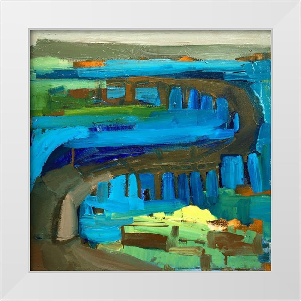 Ferrell, Erin McGee 26x26 White Modern Wood Framed Museum Art Print ...