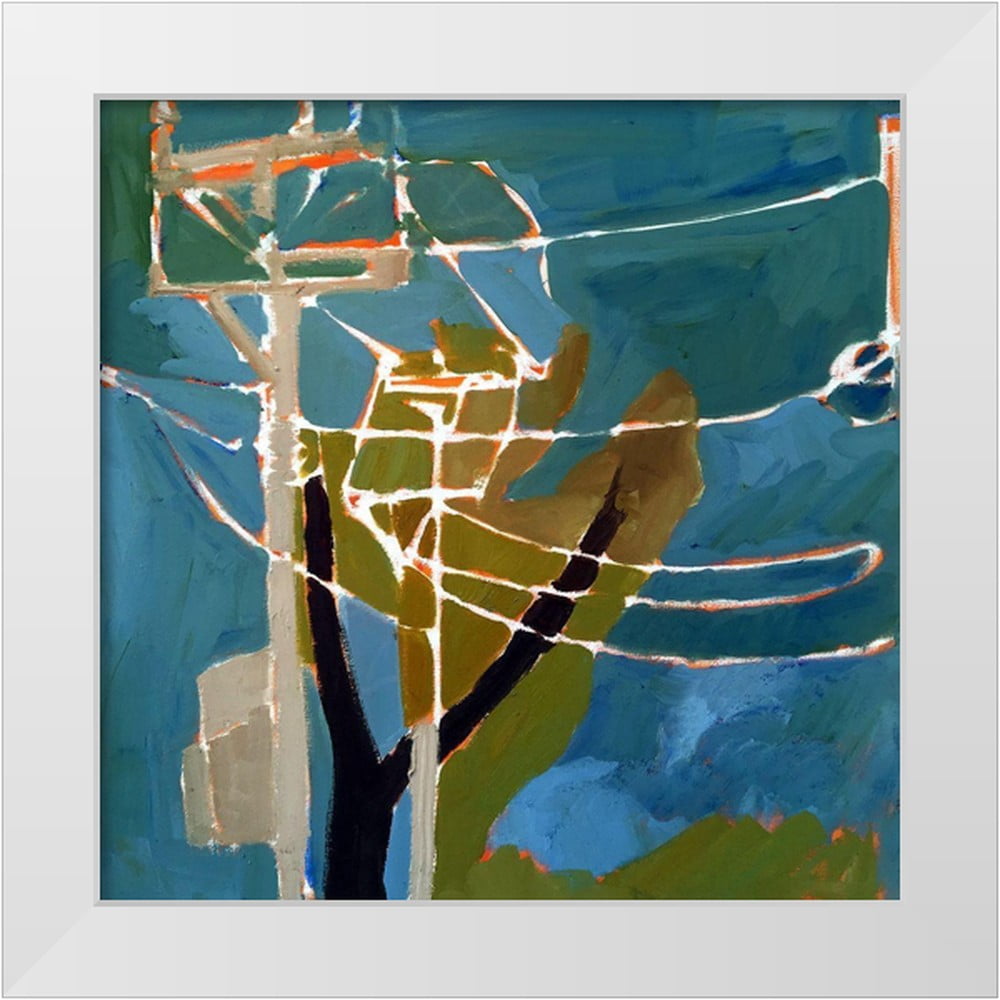 Ferrell, Erin McGee 26x26 White Modern Wood Framed Museum Art Print ...