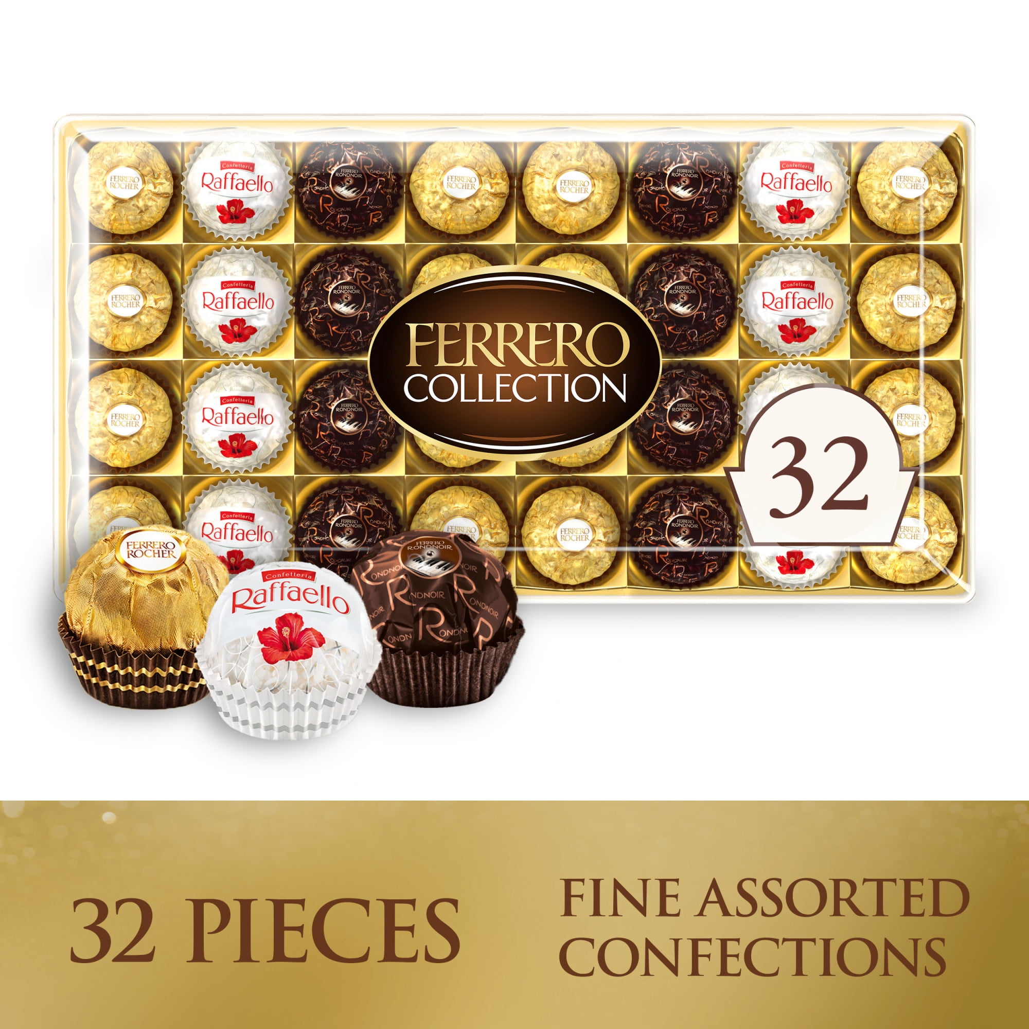 Ferrero Collection, Rocher Nuts, Fancy Noir, Milk and Dark Chocolate ...