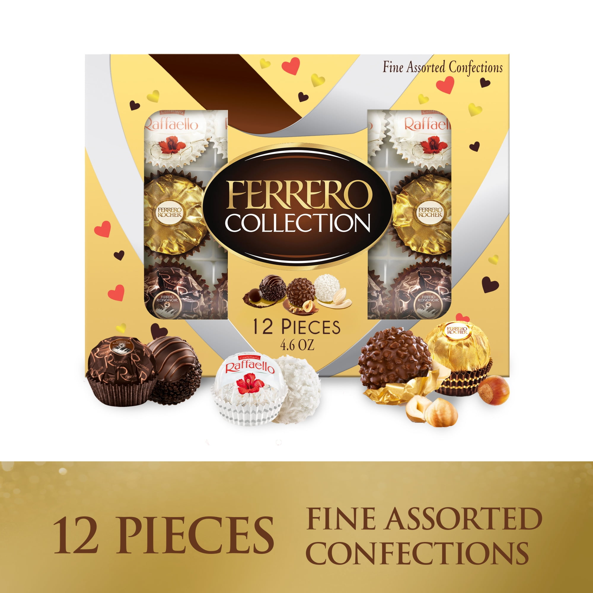 Ferrero Collection Valentine's Day Gift Box, 12 Assorted Confections ...