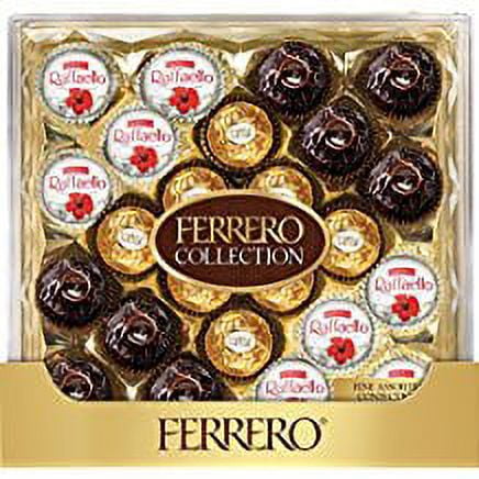 Ferrero Collection Assorted Chocolates Candy, 24 Count Gift Box, 9.1 oz ...