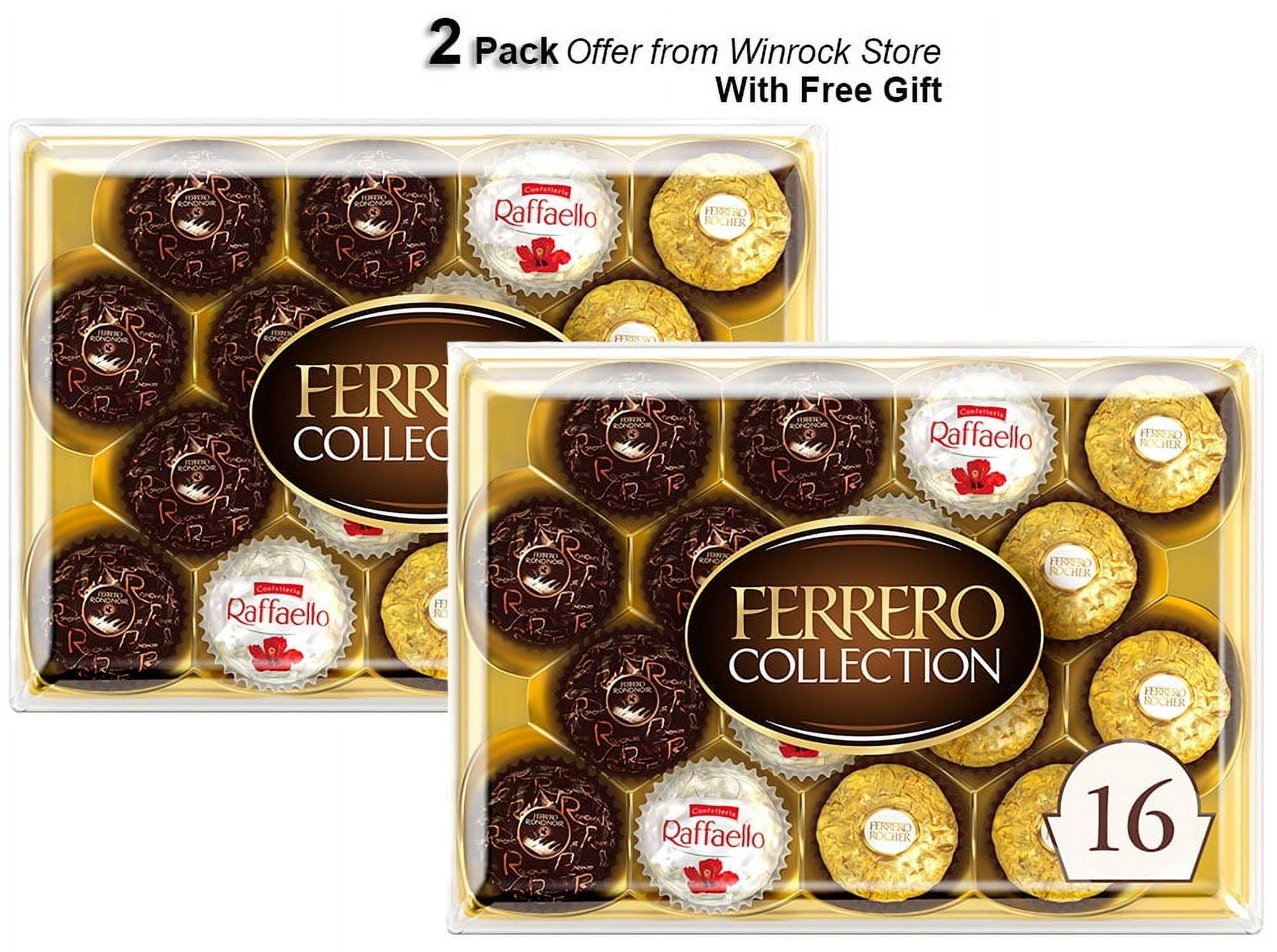 Ferrero Collection Gourmet Assorted Hazelnut Milk and Dark Chocolate ...