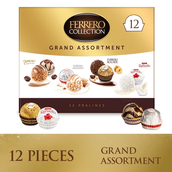 Ferrero Collection, Holiday Gift Box, 12 ct, Assorted Chocolates ...