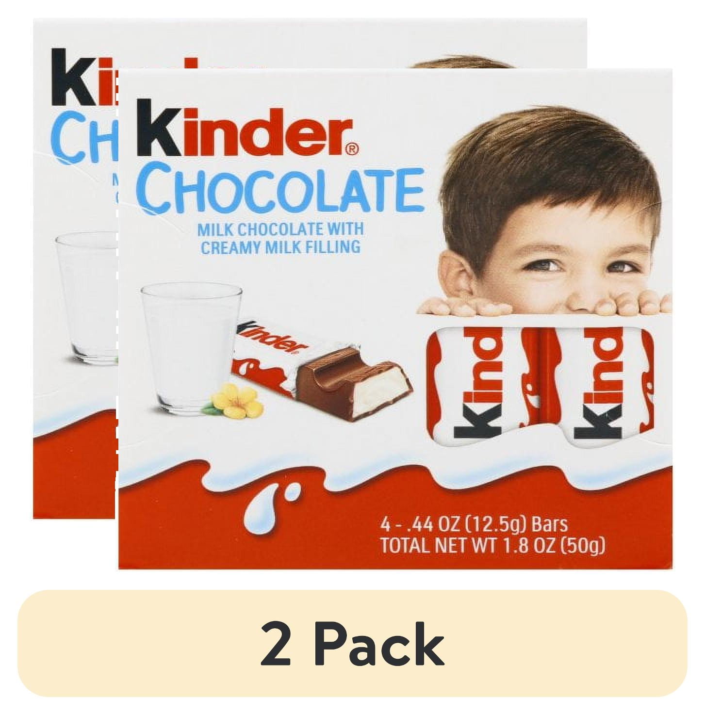 (2 pack) Ferrero Kinder Chocolate T4x20 - Walmart.com