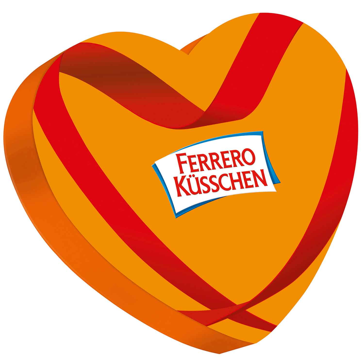Ferrero Kisses chocolates in a heart shaped box (Küsschen) 1ct./124g/4. ...