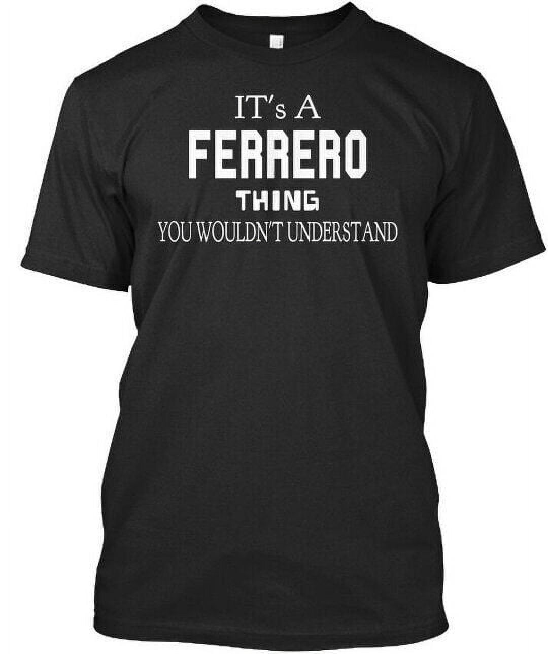 Ferrero Premium T-Shirt Made in the USA Size S to 5XL - Walmart.com