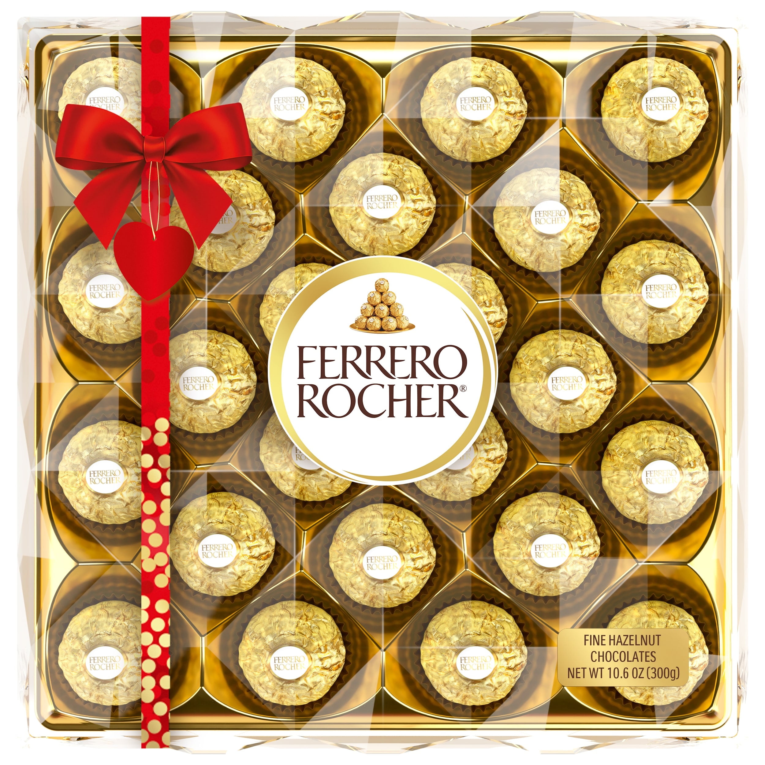 Ferrero Rocher, 10.6 oz, Premium Milk Chocolate Hazelnut, Valentine's ...