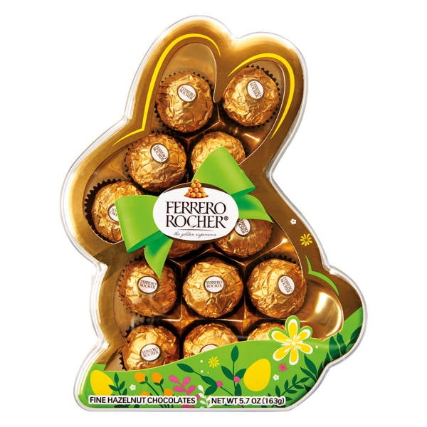Ferrero Rocher Easter Bunny Fine Hazelnut Chocolates, 5.7 oz 5.7 oz ...
