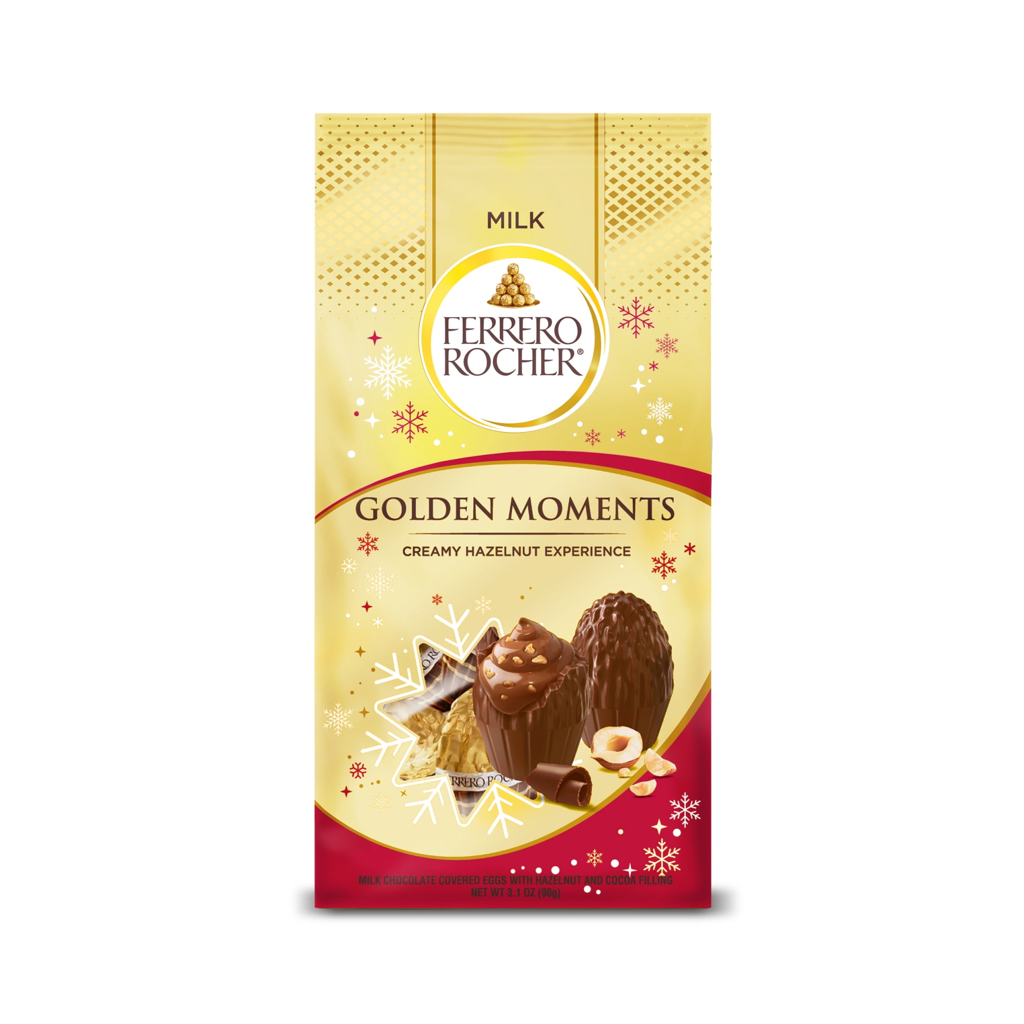 Ferrero Rocher Golden Moments, Premium Gourmet Milk Chocolate Hazelnut ...
