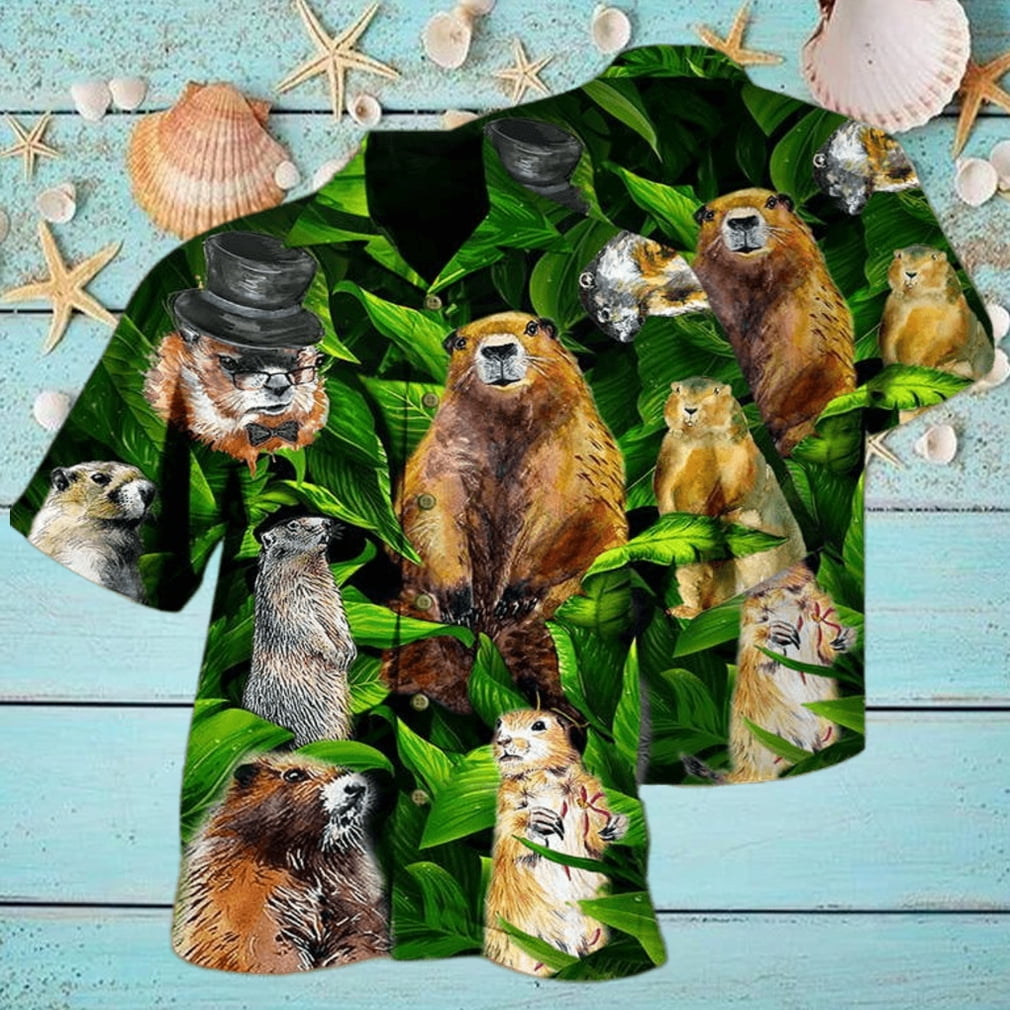 Ferret Animals LoveLy Dovely Leaves Hawaiian Shirt - Walmart.com