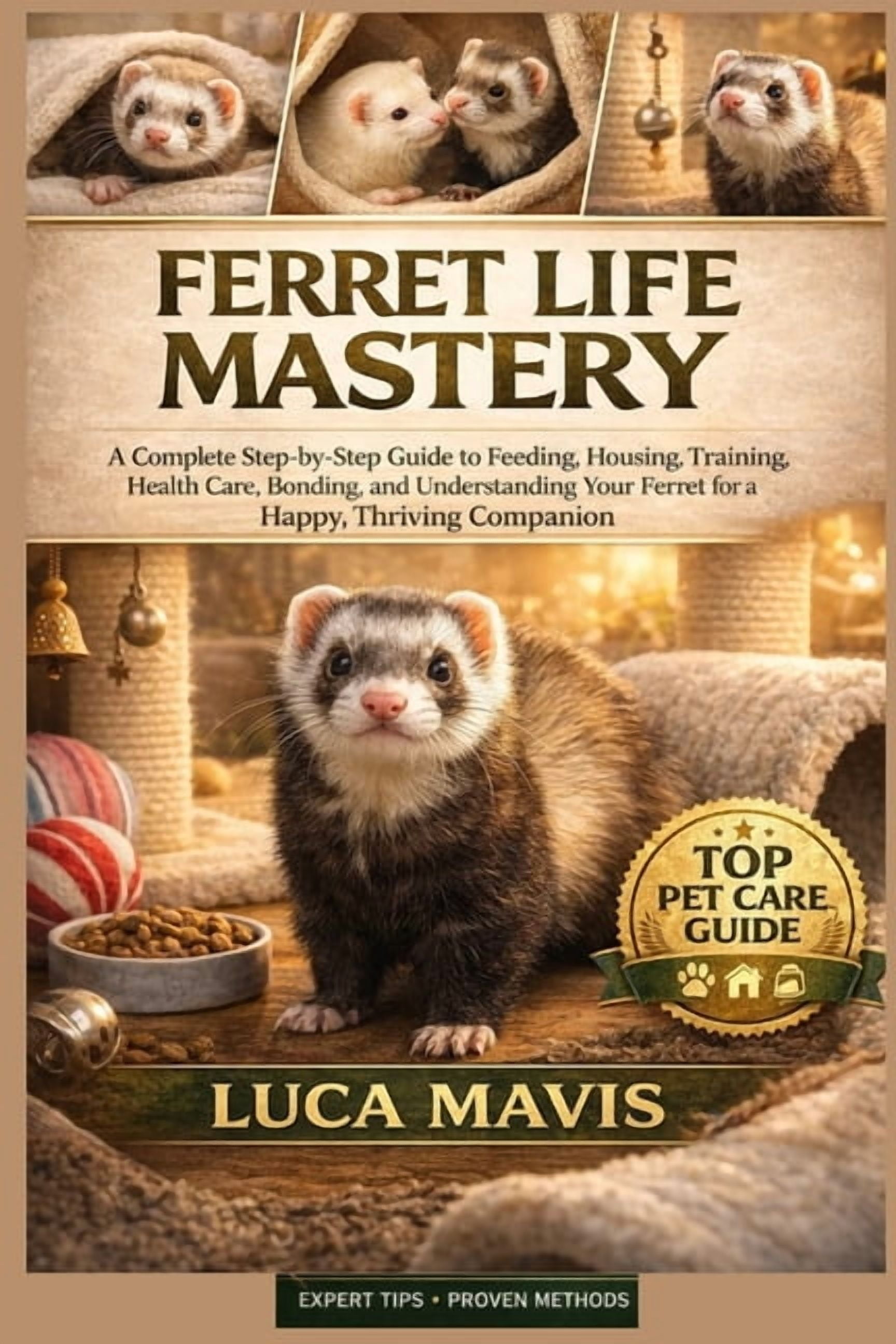 Ferret Life Mastery: A Complete Step-by-Step Guide to Feeding, Housing ...