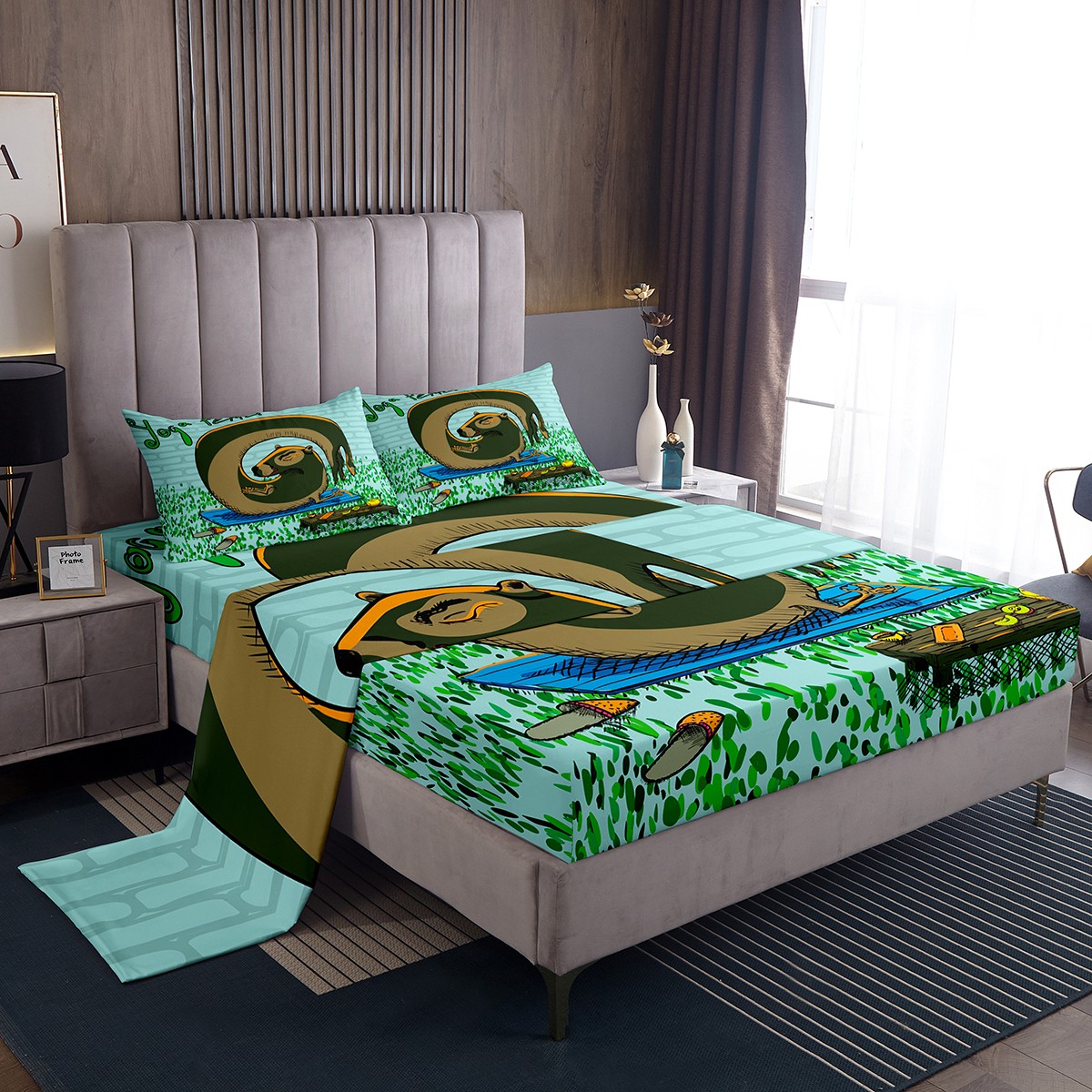 Ferret Sheet Set Minks Weasel Animal Sheets Kawaii Wild Animals Bed ...